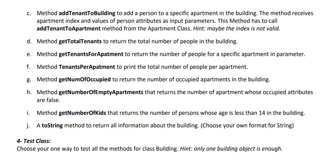 Solved Exercise 3: A building manager needs to keep track of | Chegg.com