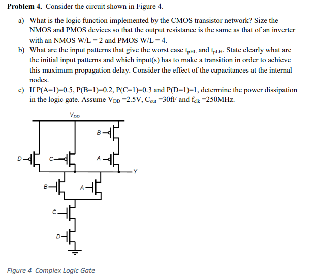 Solved Problem 4. Consider the circuit shown in Figure 4. a) | Chegg.com