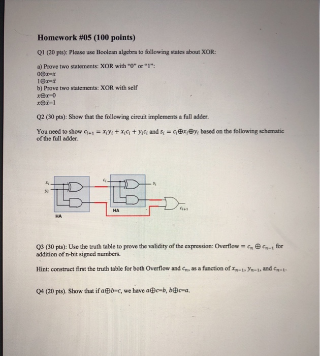 Solved Homework #05 (100 points) Q1 (20 pts): Please use | Chegg.com