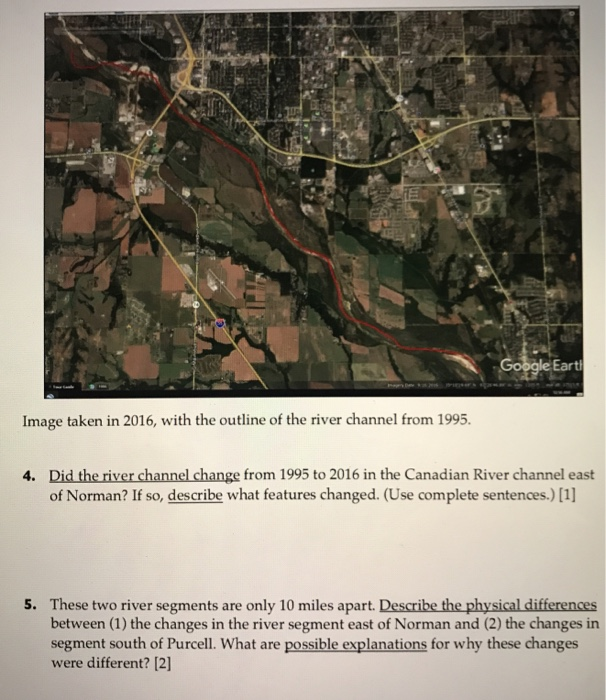 Solved 2 Did The River Channel Change From 1995 To 2016 If Chegg solved-2-did-the-river-channel-change-from-1995-to-2016-if-chegg