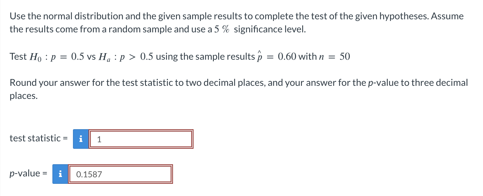Solved Use the normal distribution and the given sample | Chegg.com