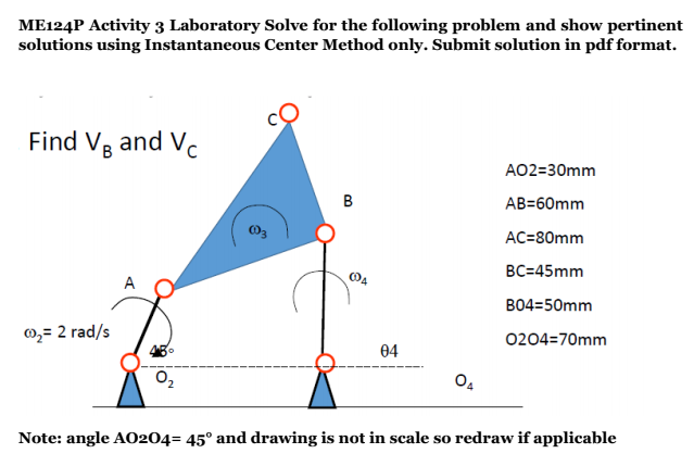 Solved ME124P Activity 3 Laboratory Solve for the following | Chegg.com