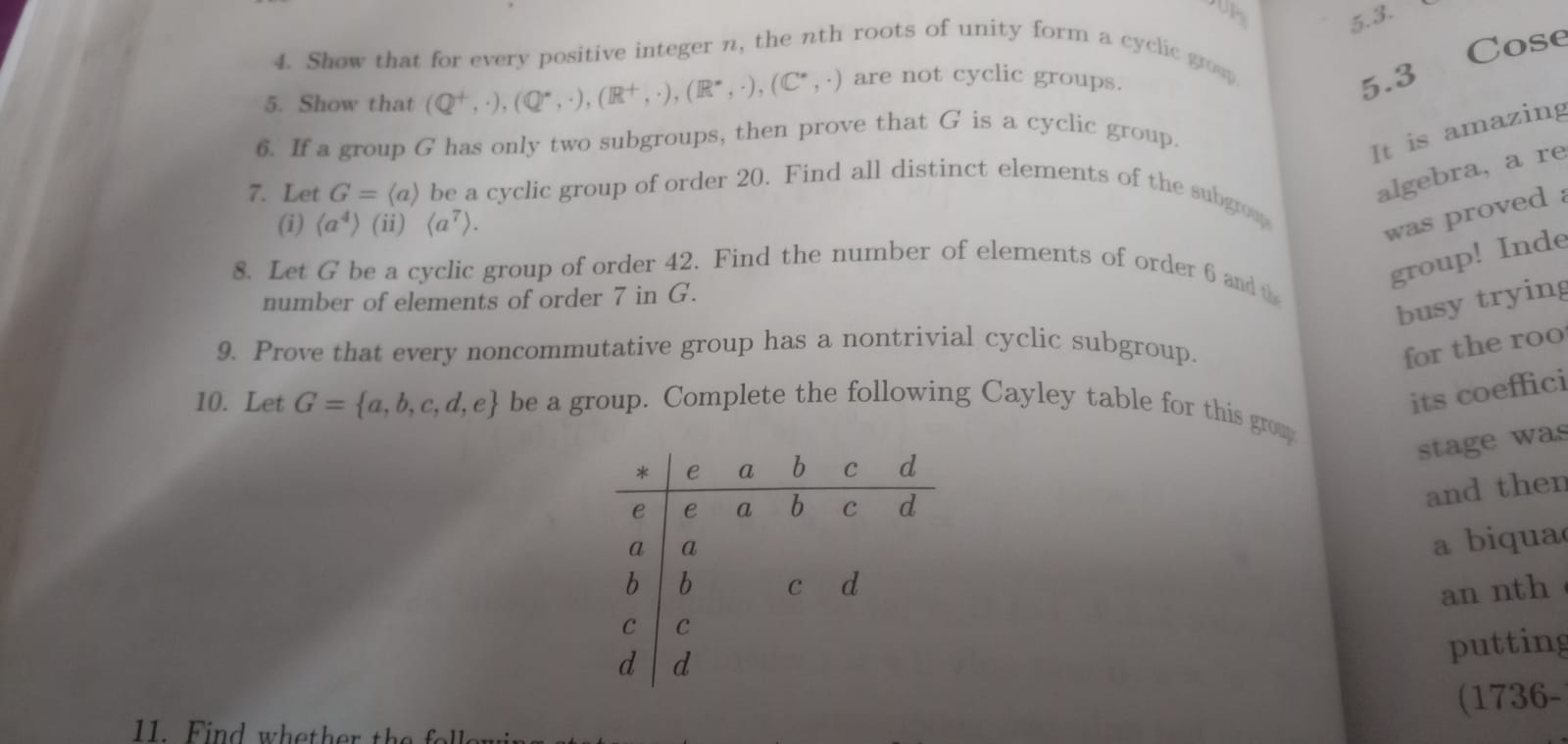 Solved 4. Show that for every positive integer n, the nth | Chegg.com