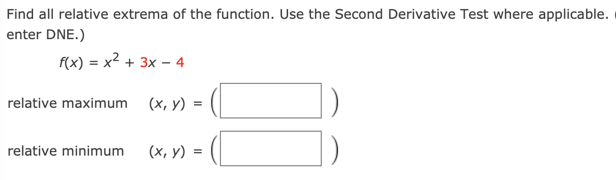 Solved Find all relative extrema of the function. Use the | Chegg.com