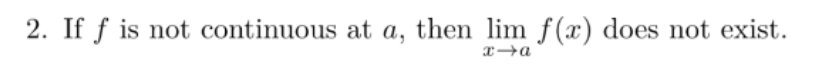 Solved Consider the statement below: If limx→a−f(x)=ℓ, then | Chegg.com