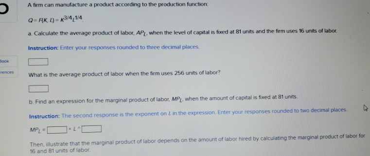 Solved A firm can manufacture a product according to the | Chegg.com