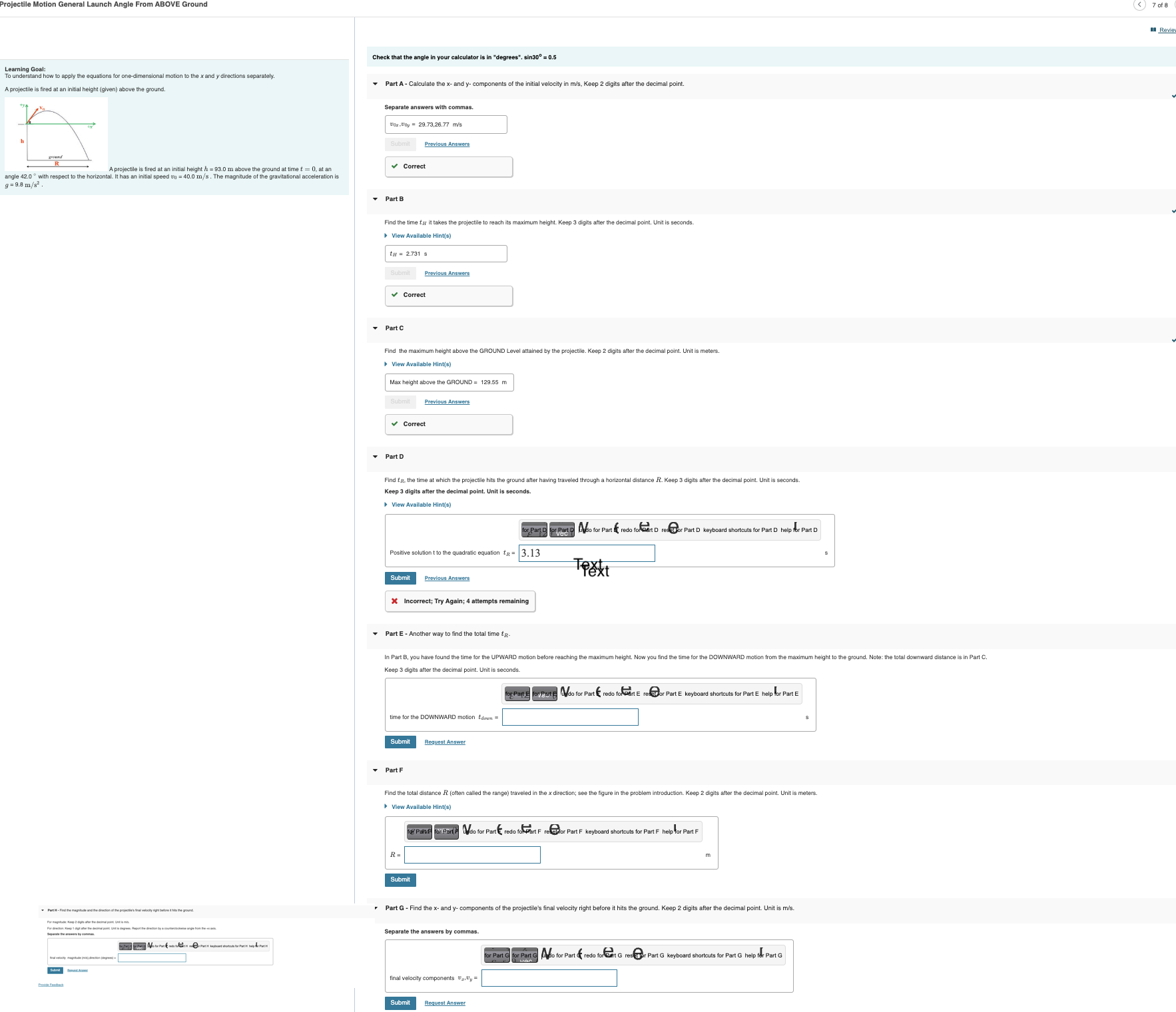 Solved I Cannot Solve These Are The Questions From Part A H Chegg