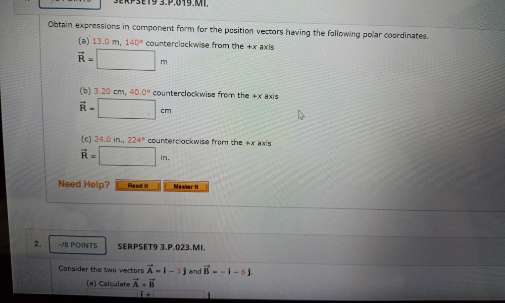 Solved JERPSET9 3.P.019.MI. Obtain expressions in component | Chegg.com Solved JERPSET9 3.P.019.MI. Obtain expressions in component | Chegg.com