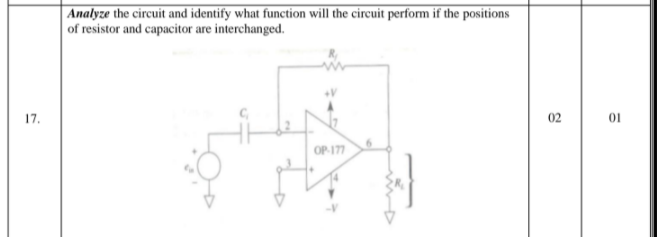 Solved Analyze the circuit and identify what function will | Chegg.com