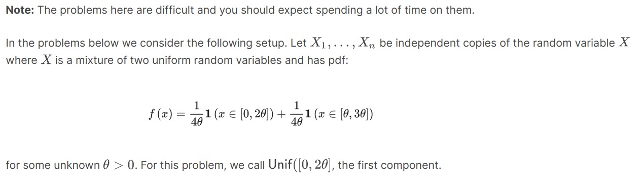 Solved First Initialization: EM for a Uniform Mixture 3 | Chegg.com Solved First Initialization: EM for a Uniform Mixture 3 | Chegg.com