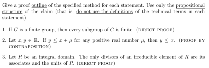 Solved 1. If G is a finite group, then every subgroup of G | Chegg.com