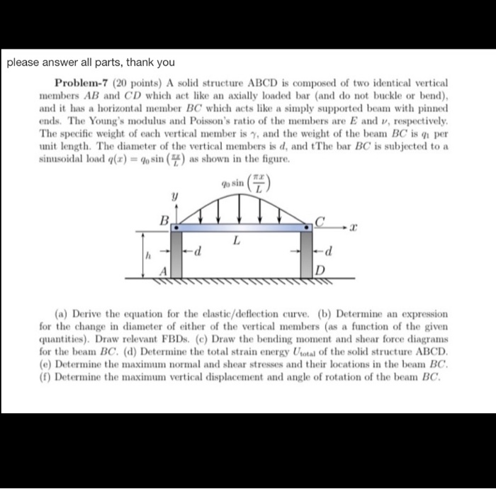 Solved please answer all parts, thank you Problem-7 (20 | Chegg.com