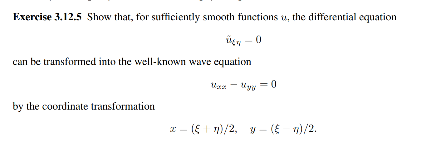 Solved Exercise 3.12.5 Show that, for sufficiently smooth | Chegg.com