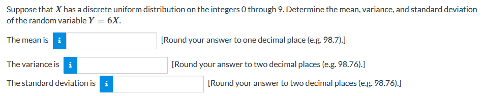 Solved Suppose that X has a discrete uniform distribution on | Chegg.com