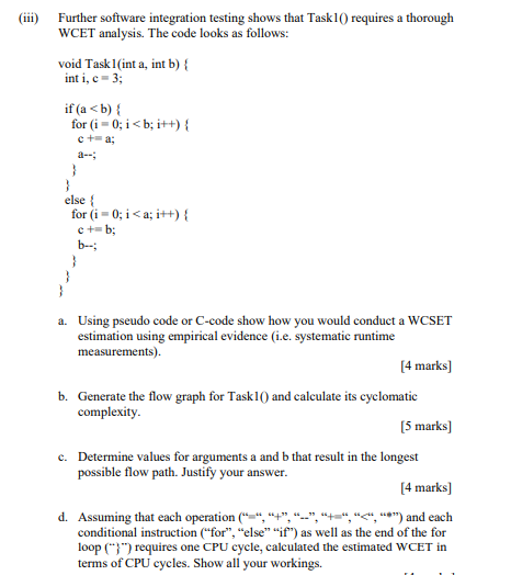 Further software integration testing shows that Task | Chegg.com