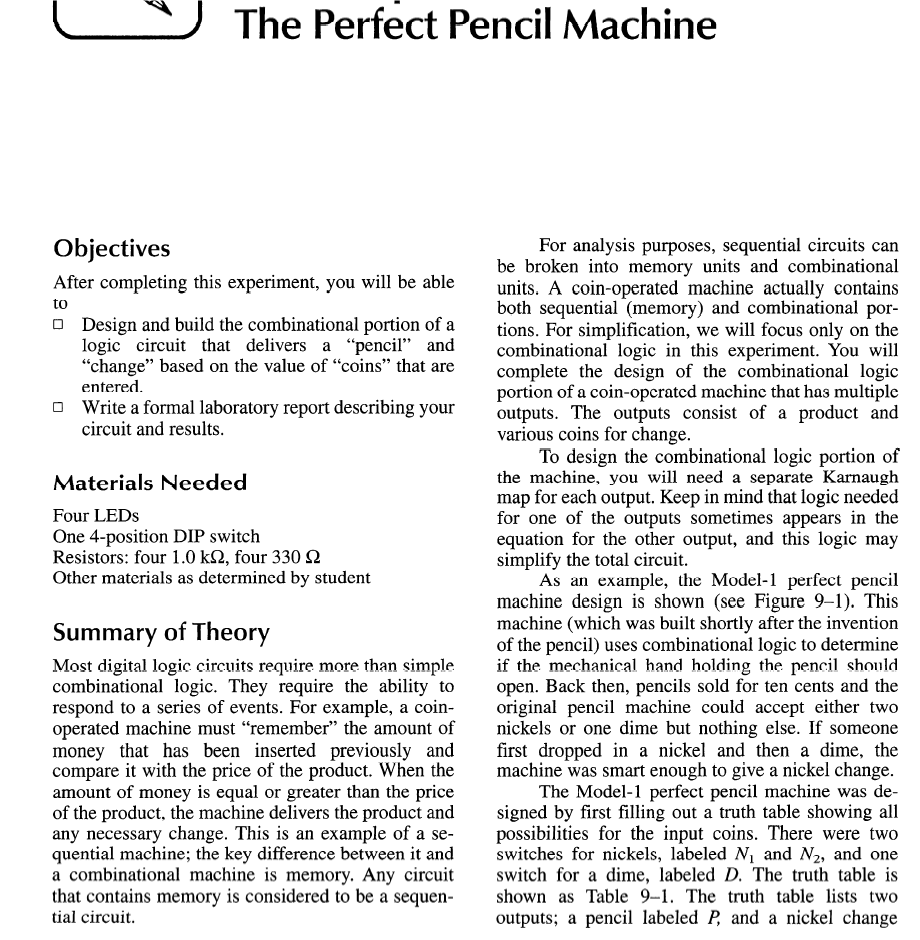 The Perfect Pencil Machine Objectives After | Chegg.com