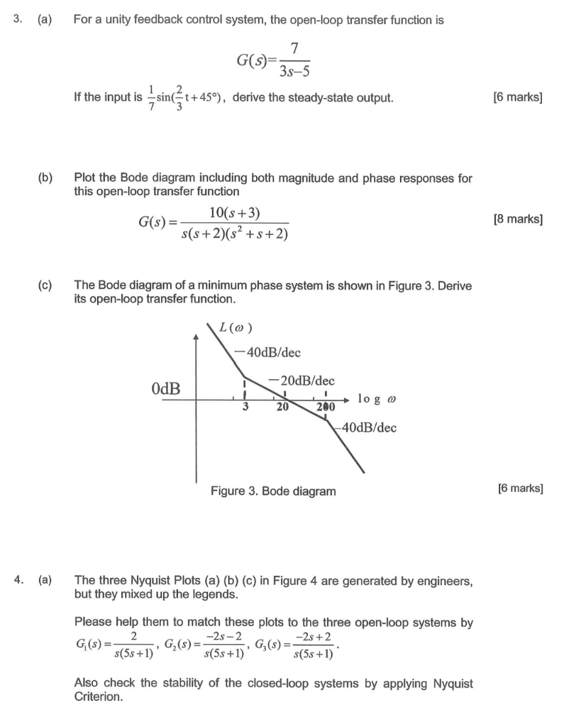 Solved 1. (a) An automatic system of water level control is | Chegg.com