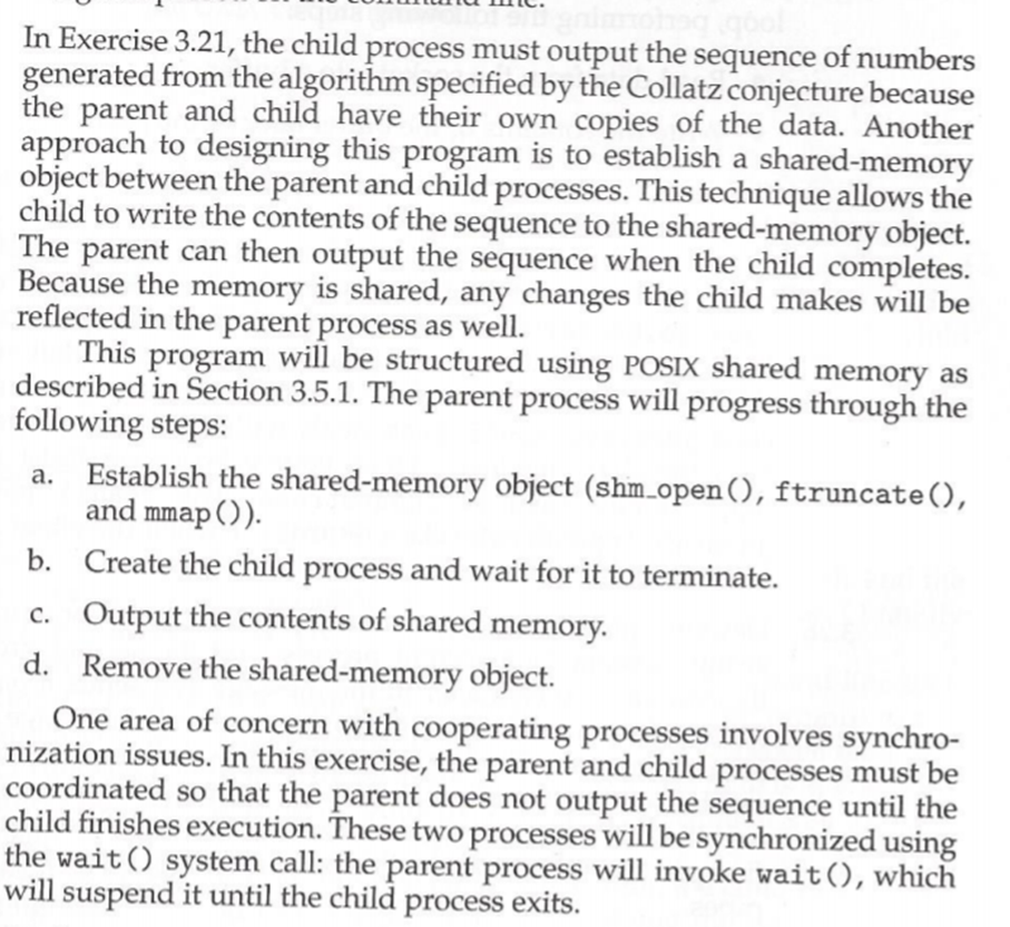 Solved (*Display the process IDs of both the parent and | Chegg.com