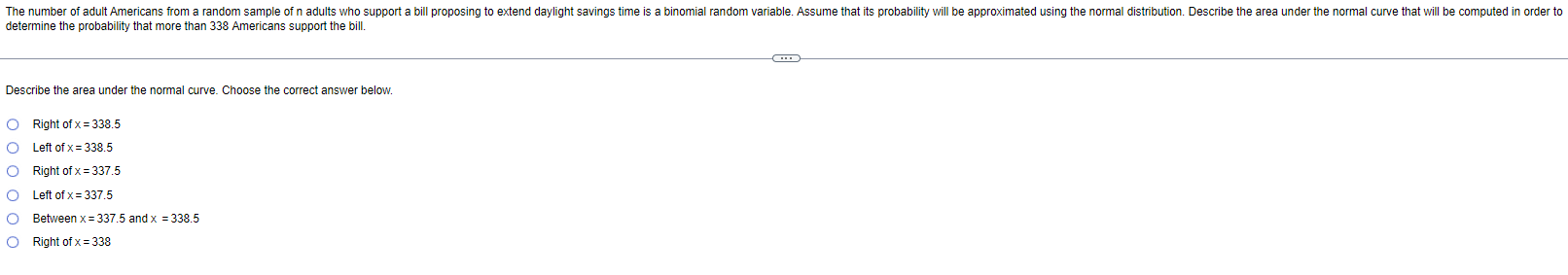 Solved letermine the probability that more than 338 | Chegg.com