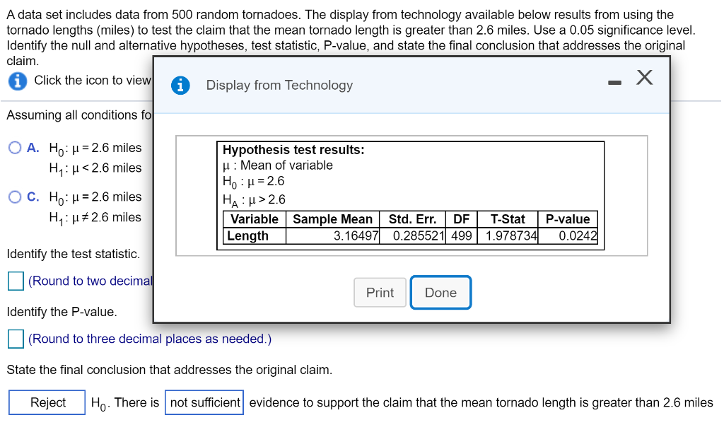 Solved A data set includes data from 500 random tornadoes. | Chegg.com