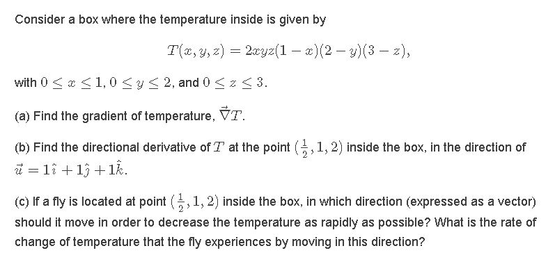 Solved Consider a box where the temperature inside is given | Chegg.com