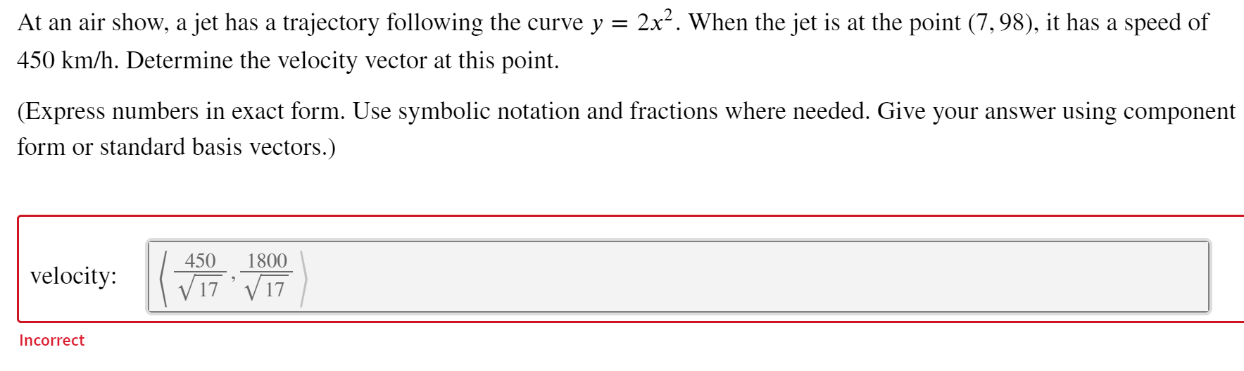 Solved Find the speed over the path r(t) = (cosh(t), | Chegg.com