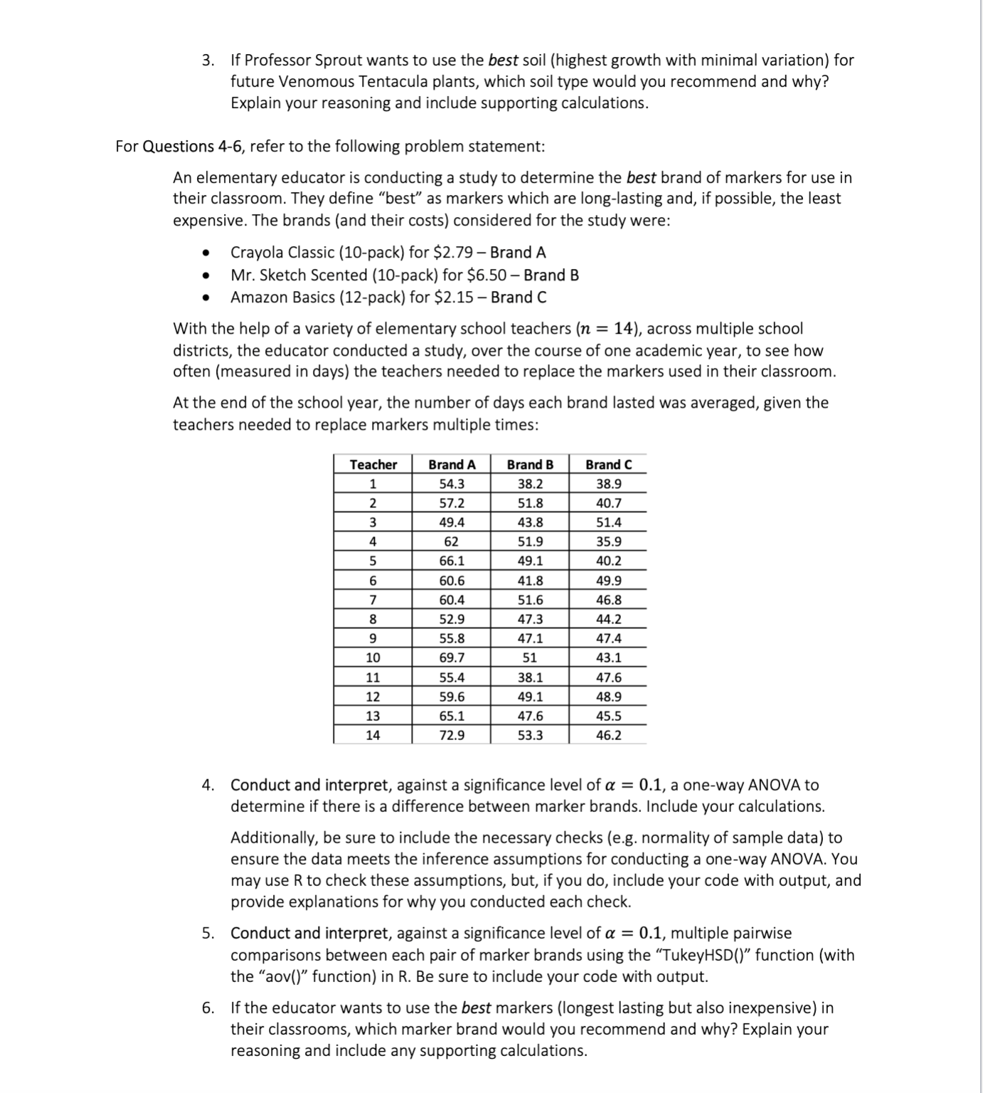 Solved Questions 1-3, refer to the following problem | Chegg.com