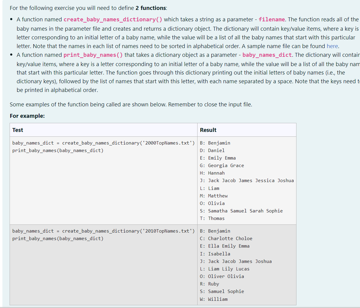 Solved For the following exercise you will need to define 2 | Chegg.com