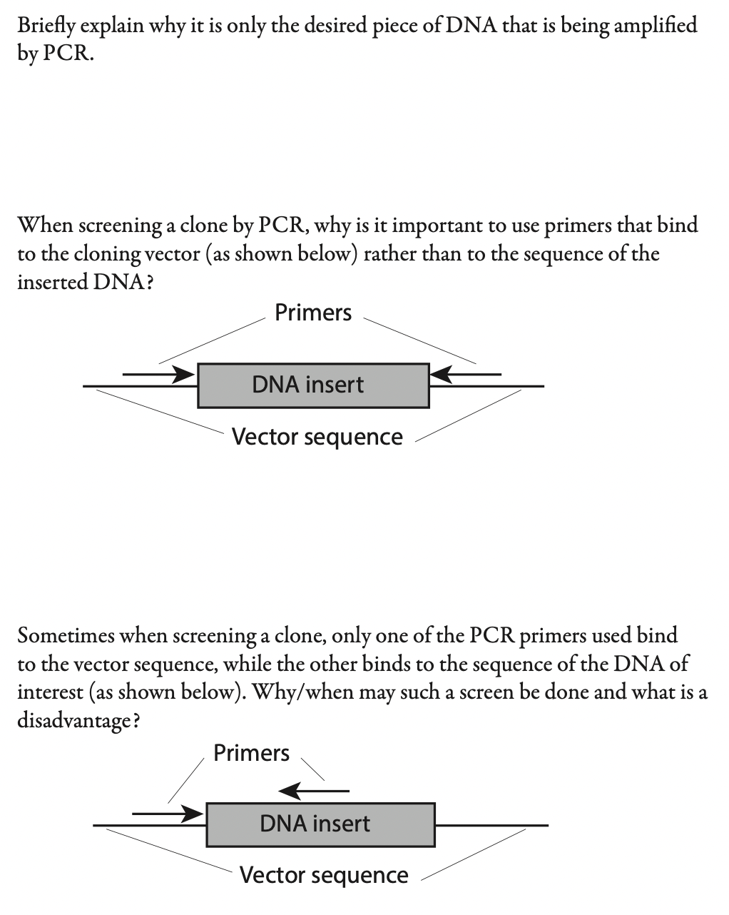 Briefly explain why it is only the desired piece of | Chegg.com