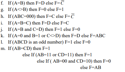Solved Having a number of four digits A,B,C,D and an output | Chegg.com