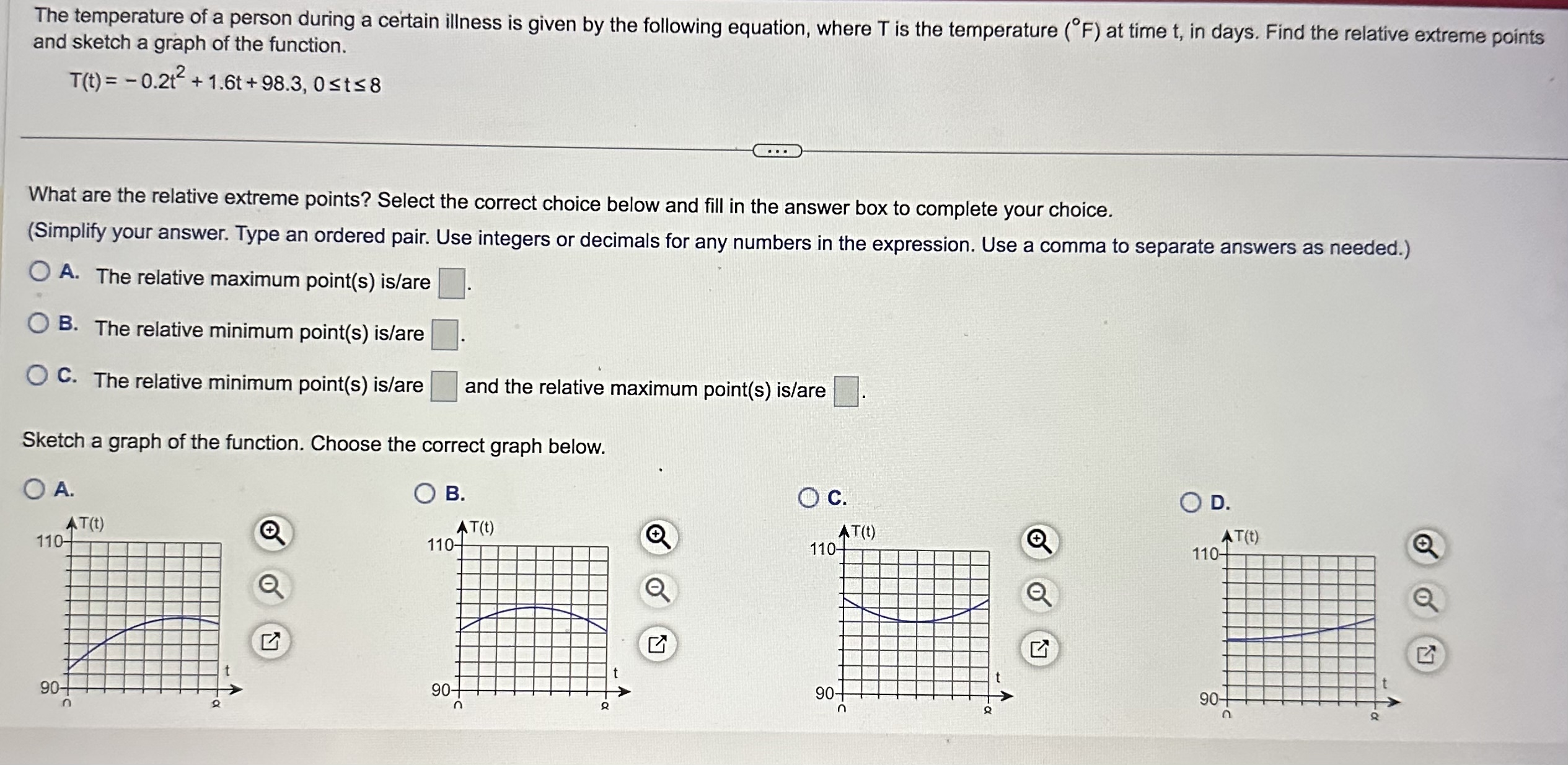 Solved The temperature of a person during a certain illness | Chegg.com