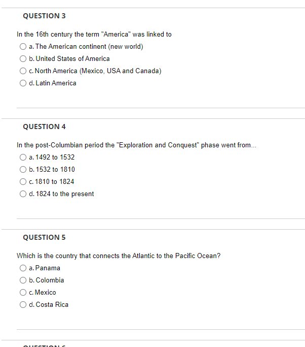 In the 16 th century the term "America" was linked to | Chegg.com