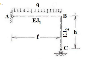 Solved determine the horizontal deflection at "C" using | Chegg.com