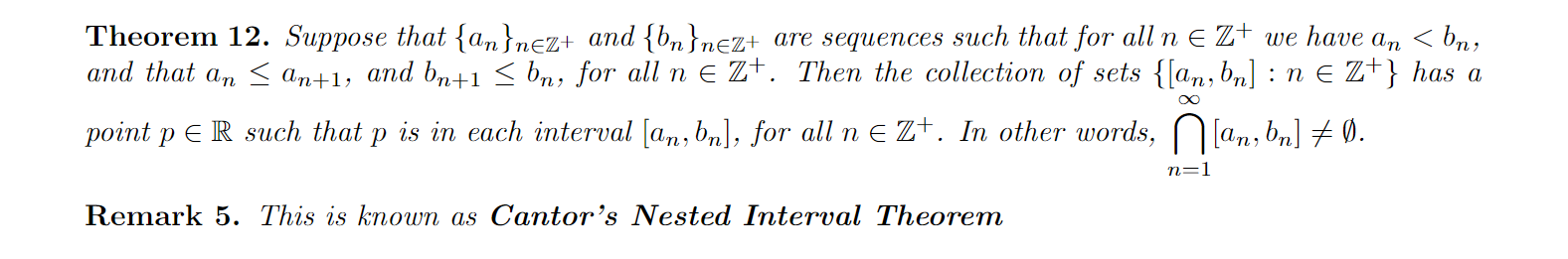 Solved Theorem 12. Suppose that {an}nez+ and {bn}neZ+ are | Chegg.com