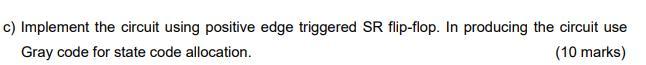 A synchronous sequential logic system has two serial | Chegg.com