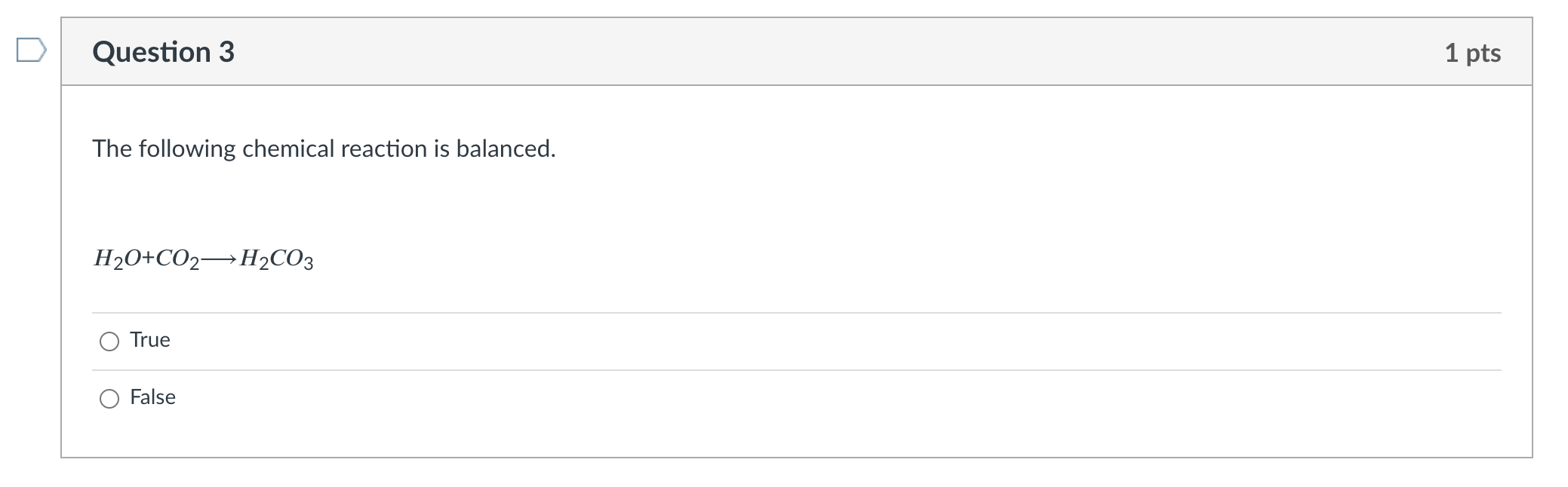 Solved Question 4 1 pts 2 Ag+02—2A320 Is this equation | Chegg.com