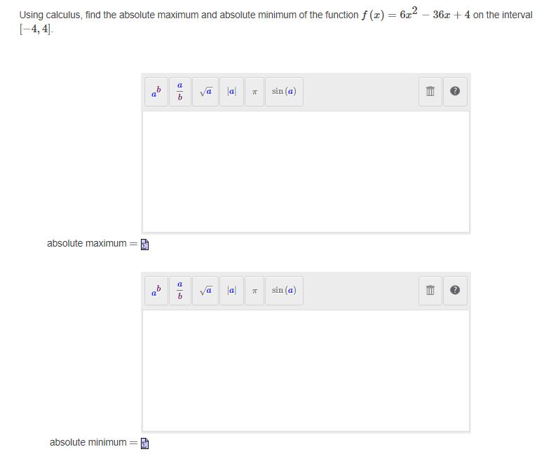 Solved Using Calculus Find The Absolute Maximum And
