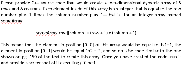 Solved Please provide C++ source code that would create a | Chegg.com