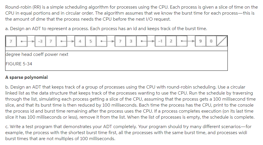 Solved Round-robin (RR) is a simple scheduling algorithm for | Chegg.com