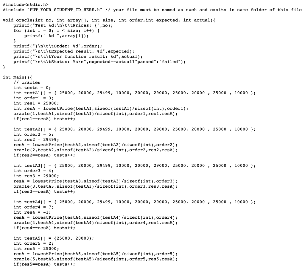 Solved in this homeWork the code already exists. I just have | Chegg.com