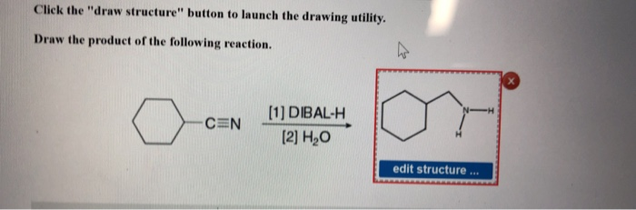Solved Click the "draw structure" button to launch the | Chegg.com