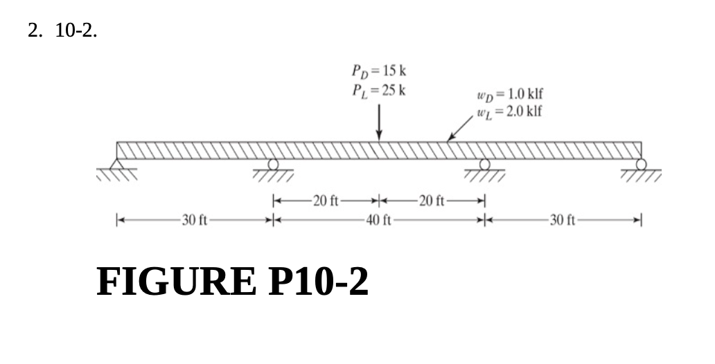 Solved Use LFRD for Probs. 10-1 to 10-9 except as indicated. | Chegg.com