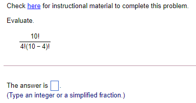 Solved Check here for instructional material to complete | Chegg.com