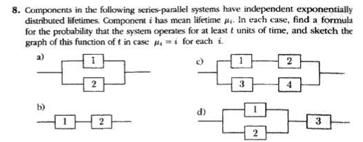 Solved 8. Components in the following series-parallel | Chegg.com