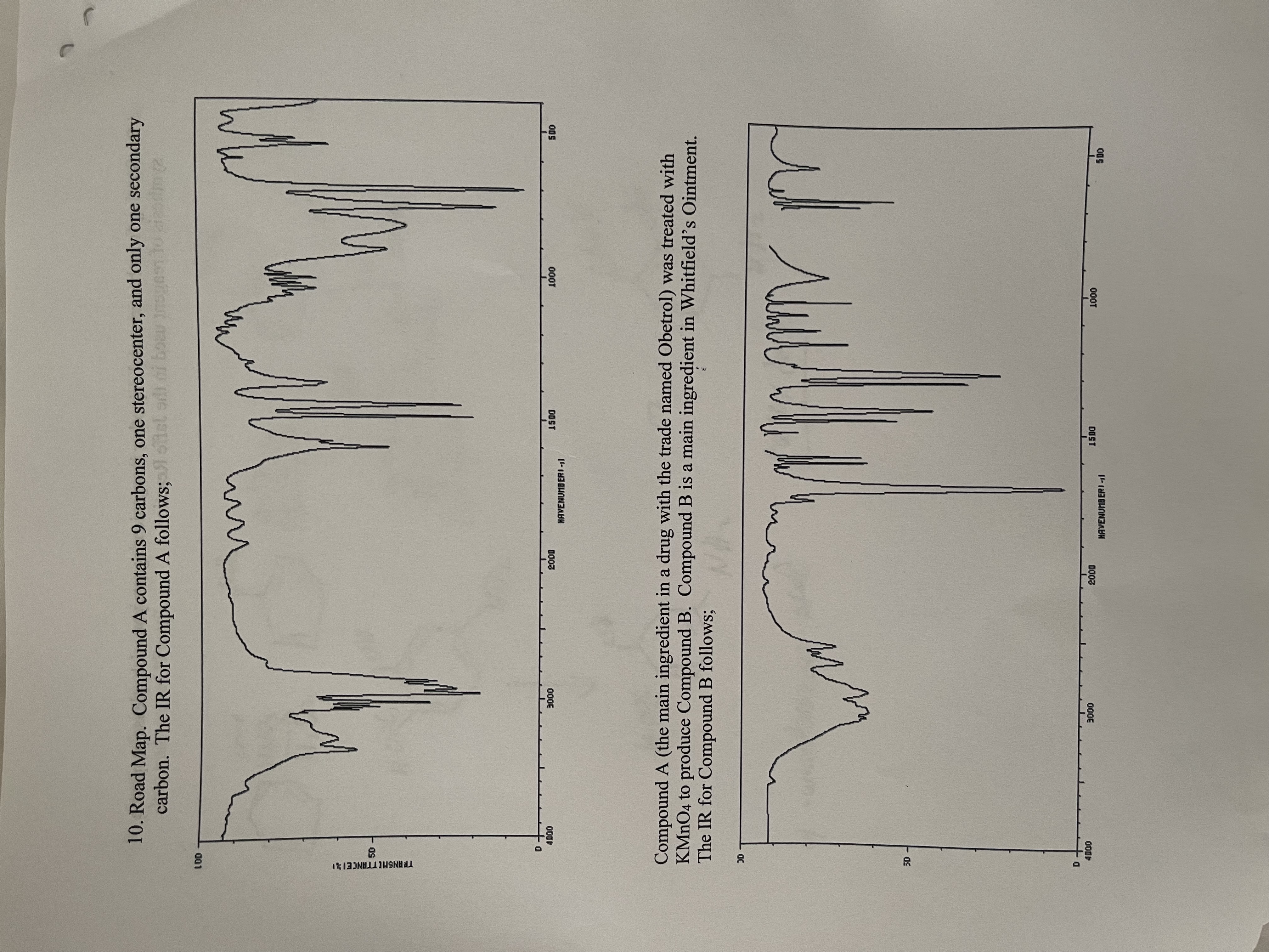 Solved Road Map. Compound A contains 9 ﻿carbons, one | Chegg.com