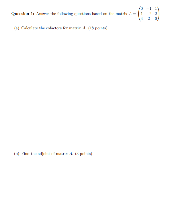 Solved Question 1: Answer the following questions based on | Chegg.com