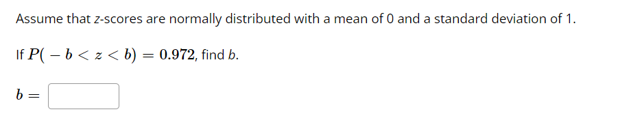 Solved For a standard normal distribution, find: | Chegg.com