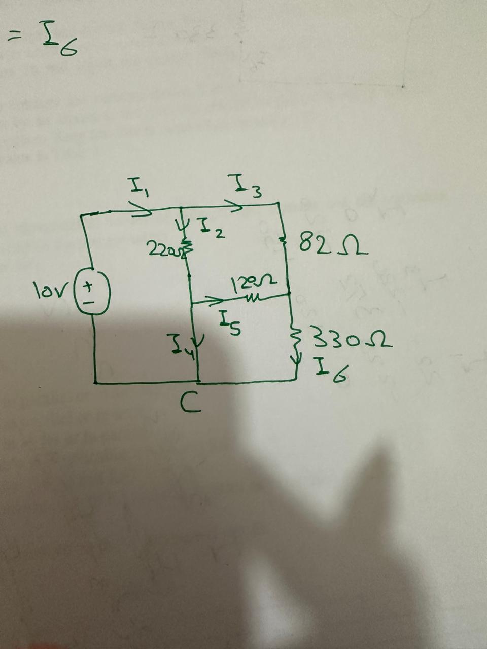 Solved =I6 | Chegg.com