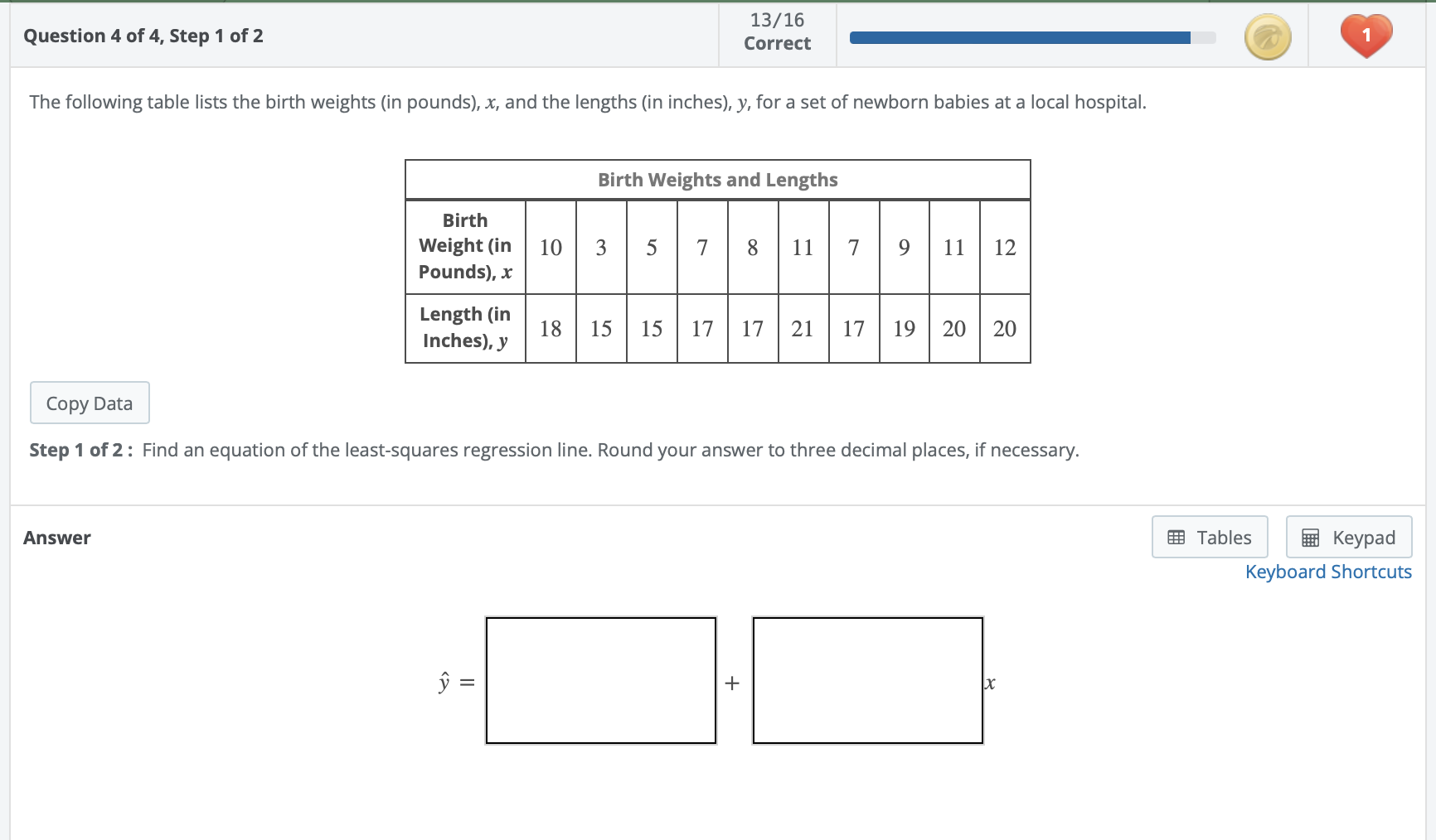 Solved The following table lists the birth weights (in | Chegg.com