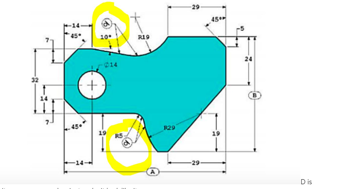 Solved SolidWorks 2019 How do I add the little tangent | Chegg.com